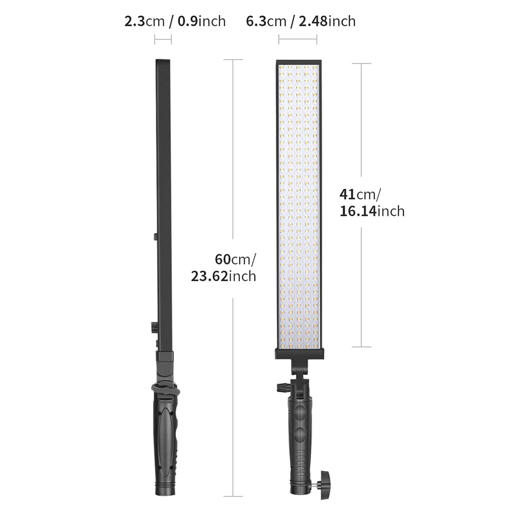Bar Light Tube Lighting for Green Screen or 360 Photo Booth (2 pcs ...