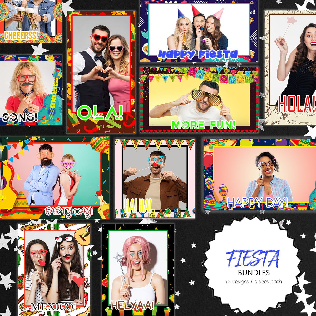 Fiesta Bundle - 360 Photo Booth Template | RevoSpin
