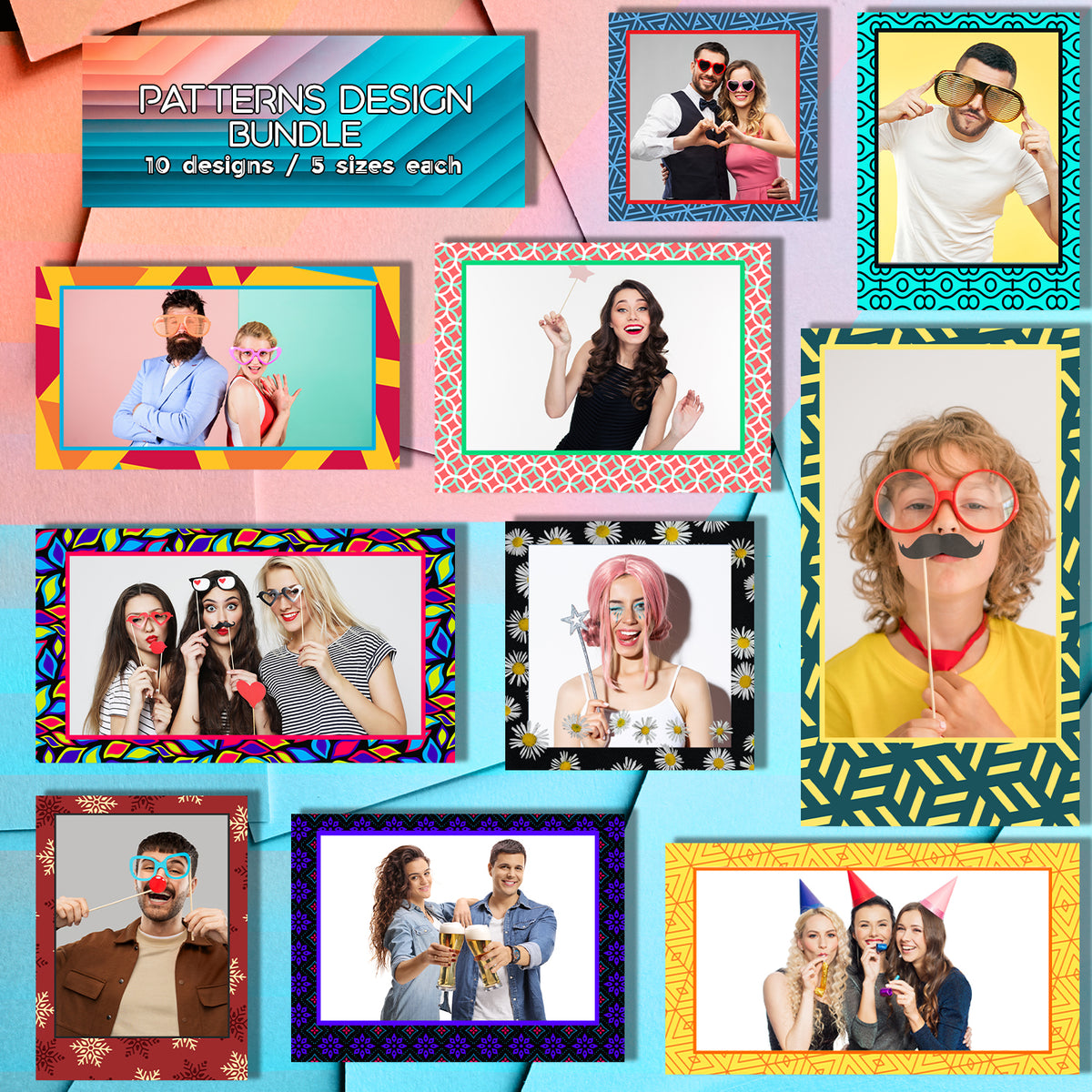 Pattern Bundle - 360 Photo Booth Template | RevoSpin