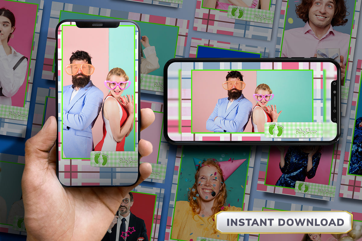 Baby Shower Design-10 - 360 Photo Booth Template | RevoSpin