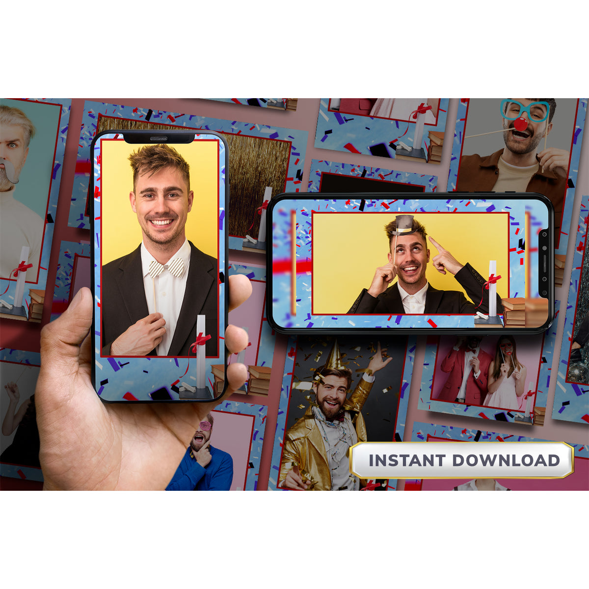 Graduation Design-1 - 360 Photo Booth Template | RevoSpin