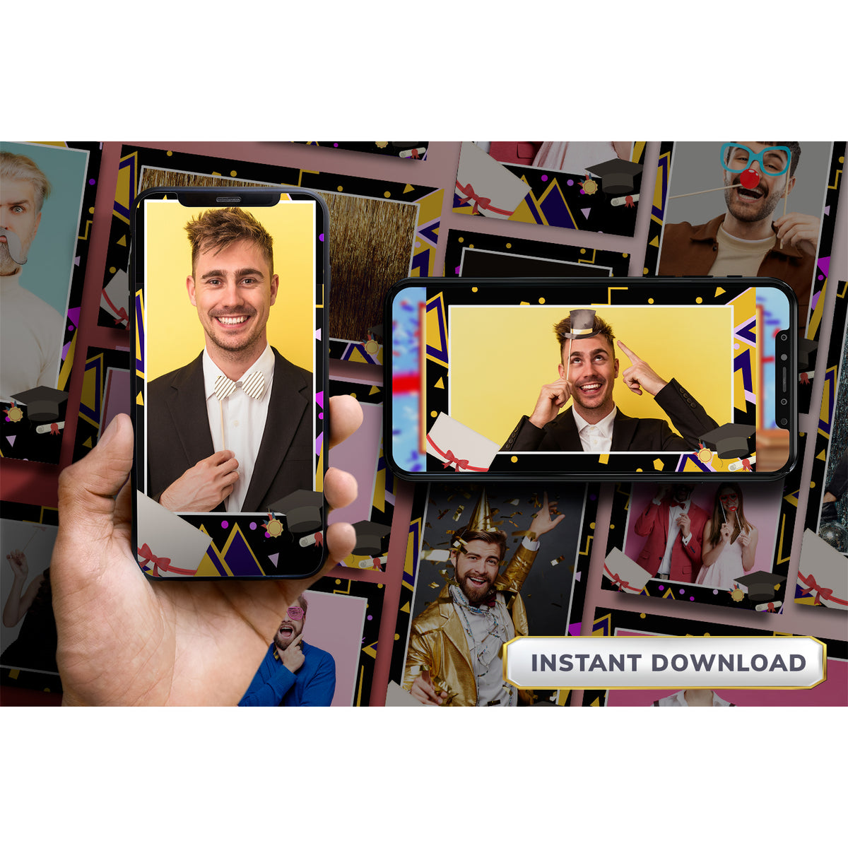 Graduation Design-2 - 360 Photo Booth Template | RevoSpin