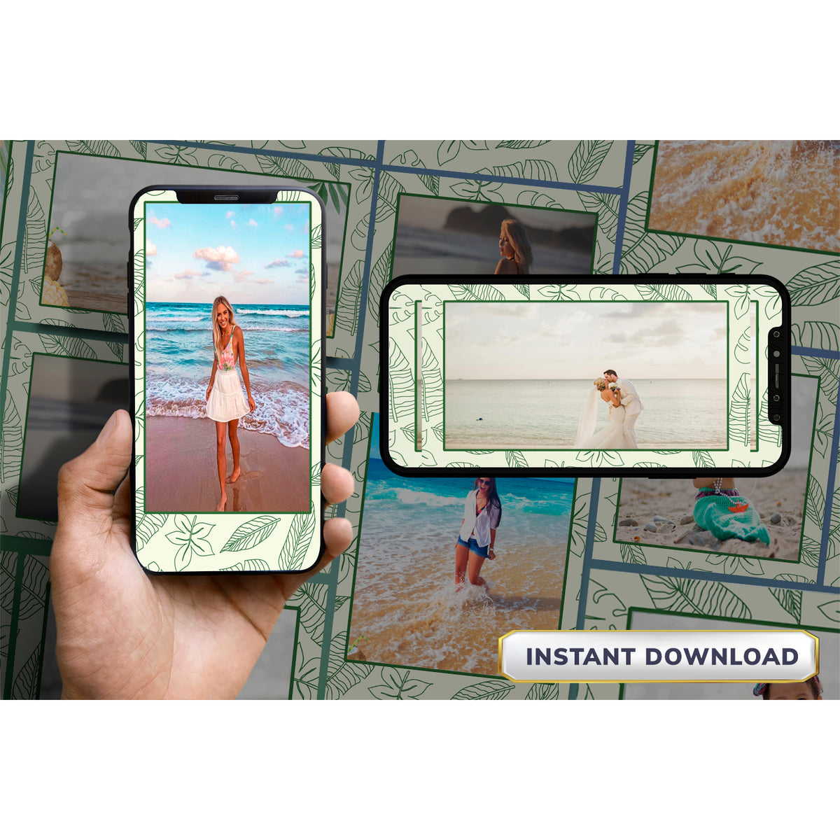 Summer Design-8 - 360 Photo Booth Template | RevoSpin