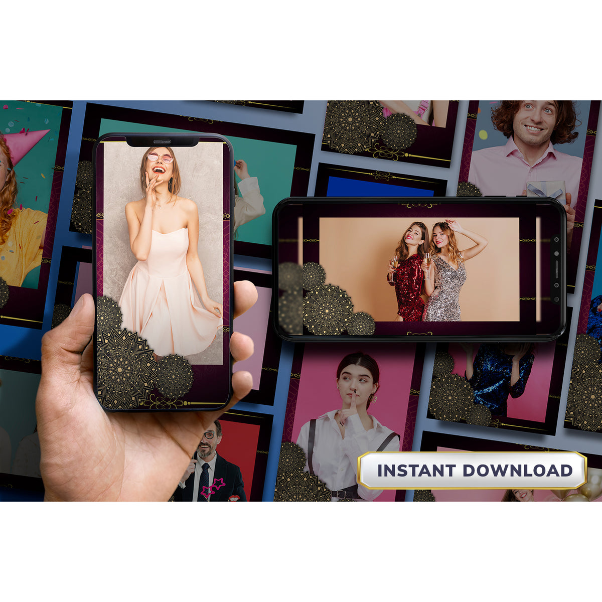 Luxury Design-6 - 360 Photo Booth Template | RevoSpin