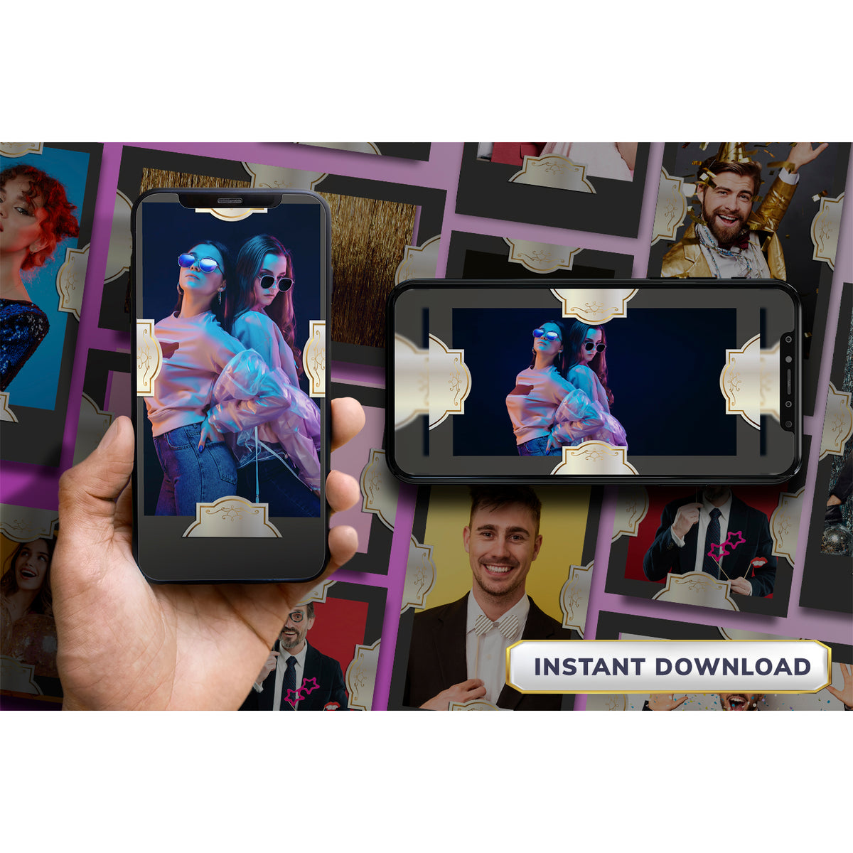 Luxury Style Design-10 - 360 Photo Booth Template | RevoSpin