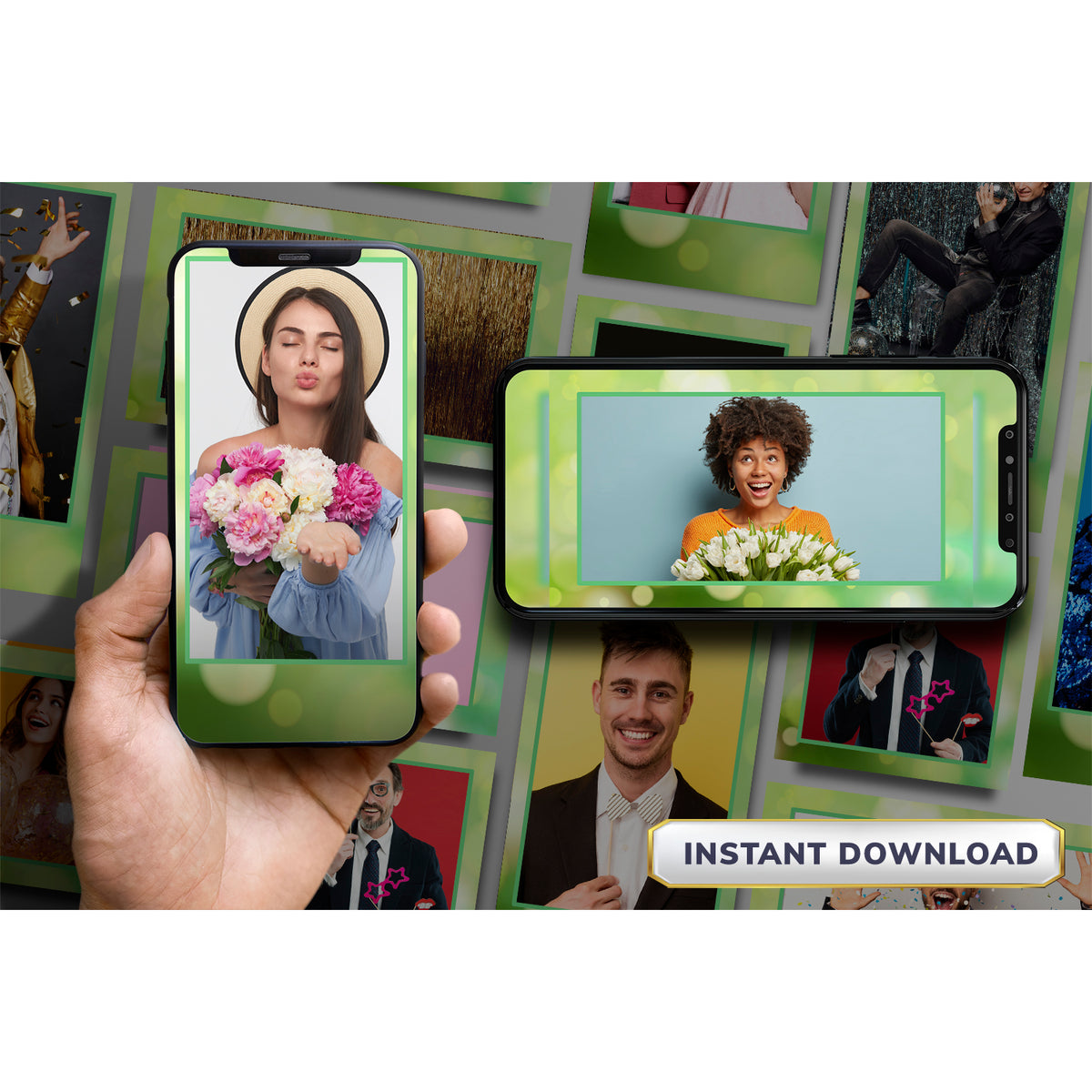 Seasonal Spring Design-7 - 360 Photo Booth Template | RevoSpin