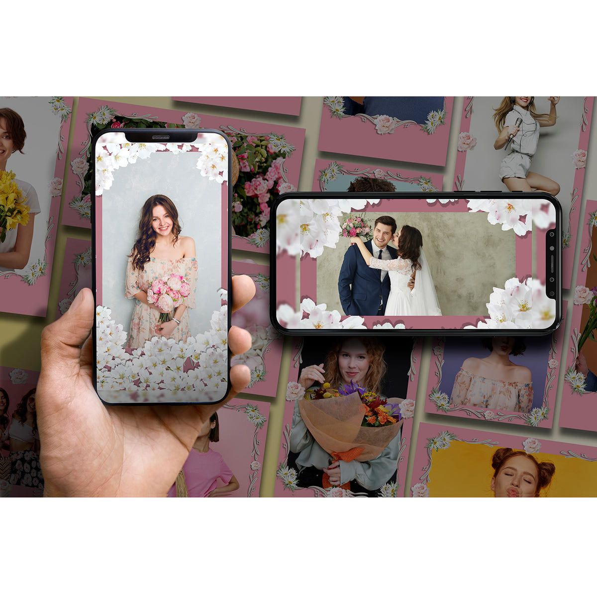 Wedding Celebration Design-8 - 360 Photo Booth Template | RevoSpin