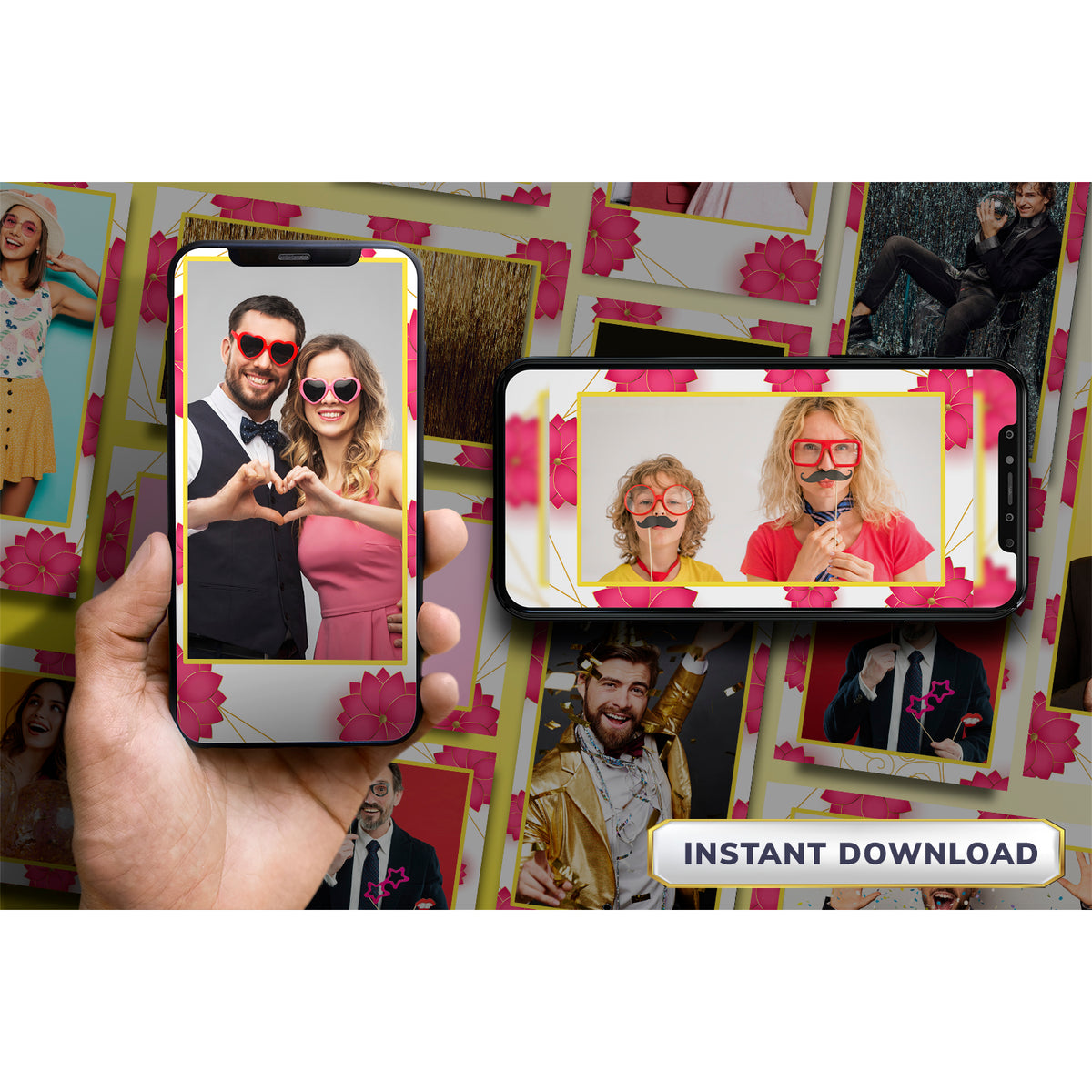 Women's Day Design-1 - 360 Photo Booth Template | RevoSpin